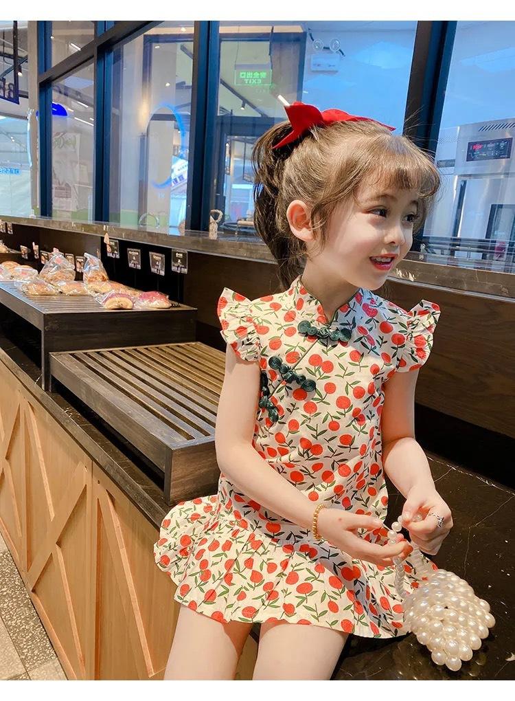 y191 CNY Collections ( Girls ) _ Cherry Cheongsam – Young Baby